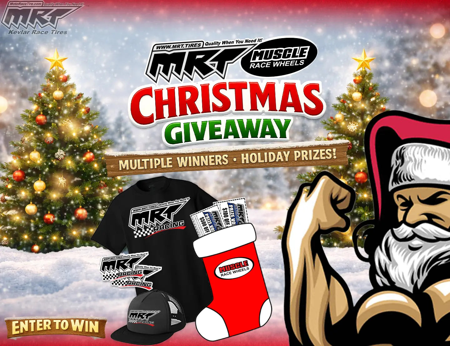 MRT Christmas Giveaway – Win Up to $500 Off Tires & Wheels – MRT Tires